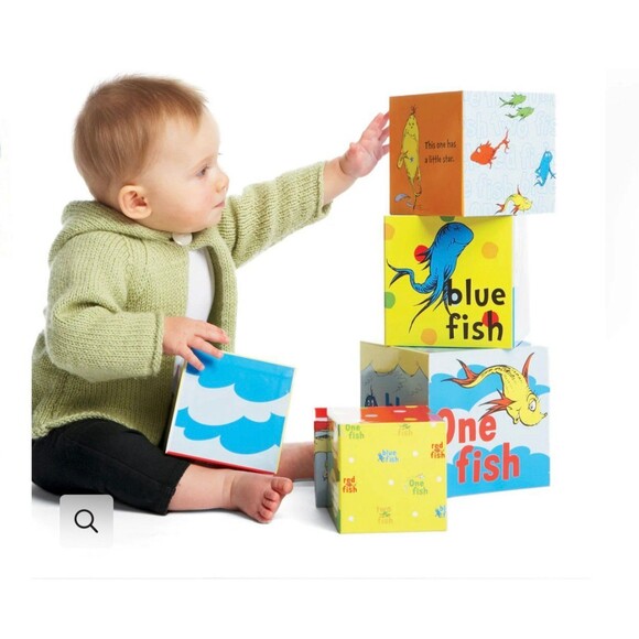 Dr. Seuss | Toys | Dr Seuss One Fish Stacking Blocks | Poshmark
